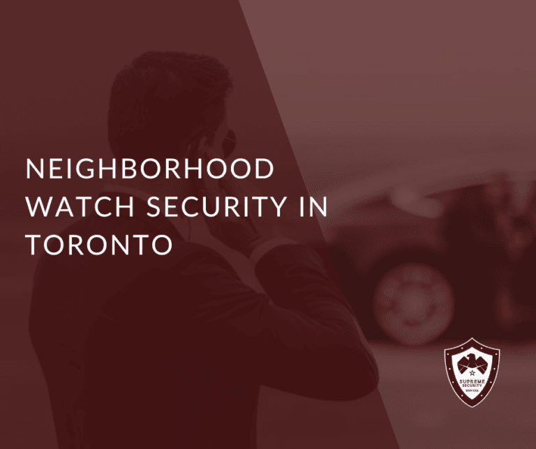 Security Company in Canada | Supreme Security Services